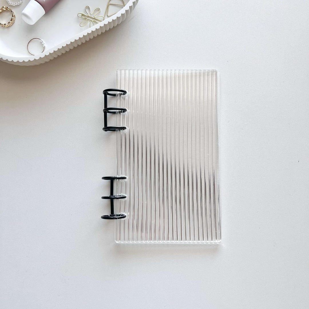 Ribbed Acrylic Binder binder Only A6 Personal - Etsy