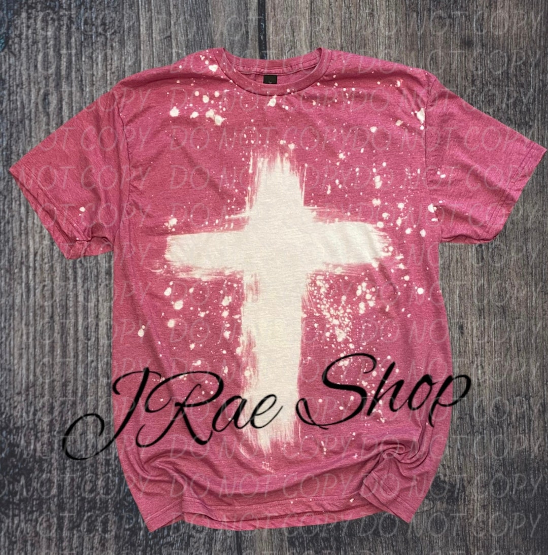 Gildan Softstyle 6400. Bleached Cross Heather Berry. Bleached. Mock-up ...