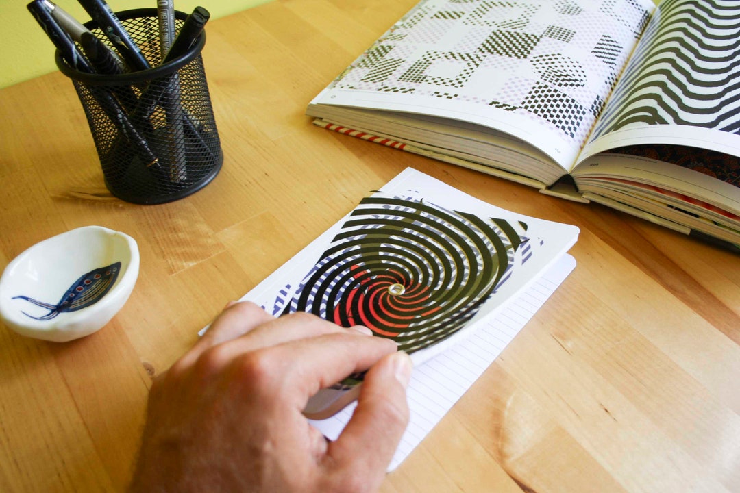 Optical Illusion Turning Notebook/journal, the Minotaur. Interactive ...