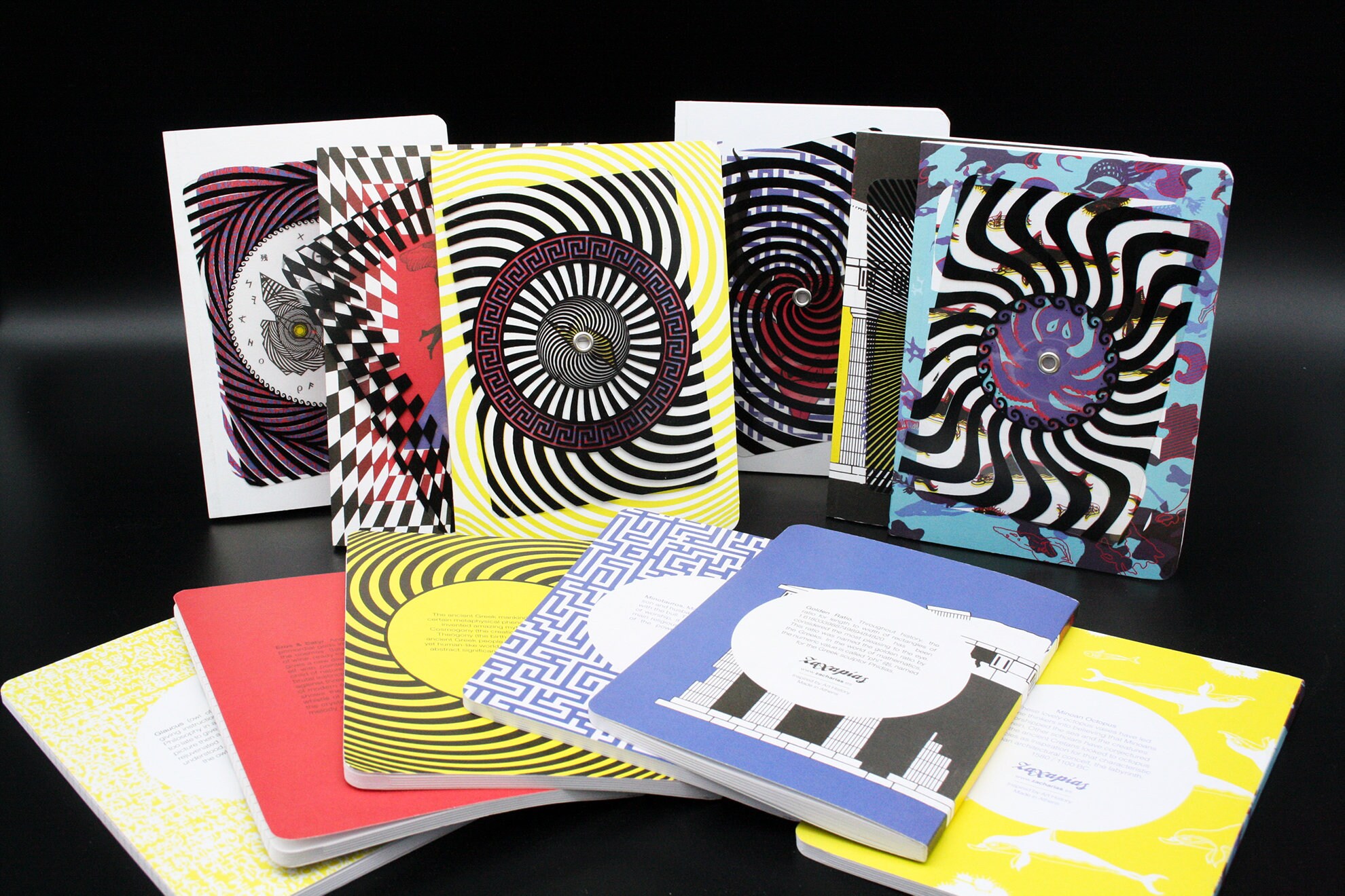 Optical Illusion Turning Notebook/journal, Zeus. Interactive Cover ...