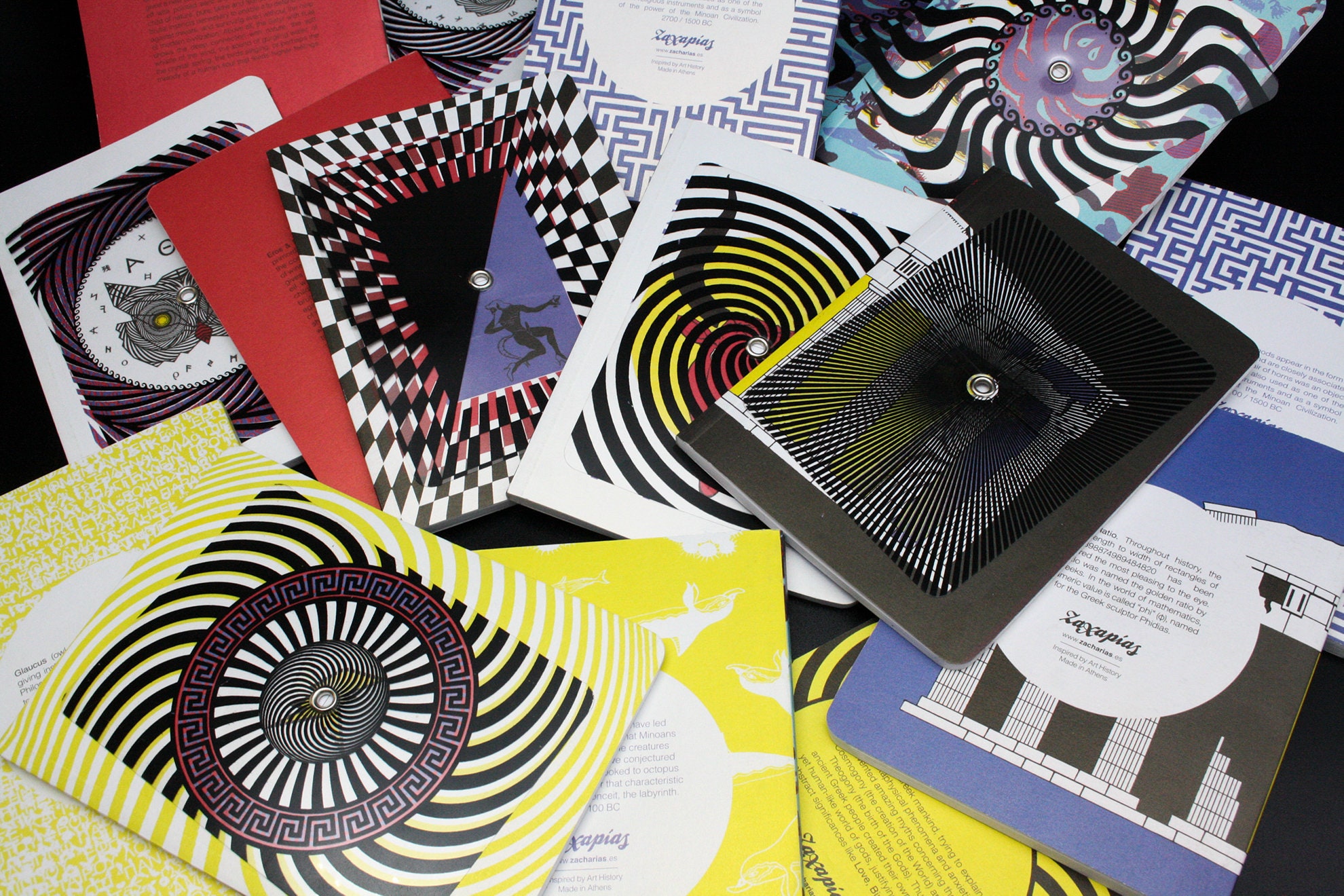 Optical Illusion Turning Notebook/journal Zeus. Interactive - Etsy UK