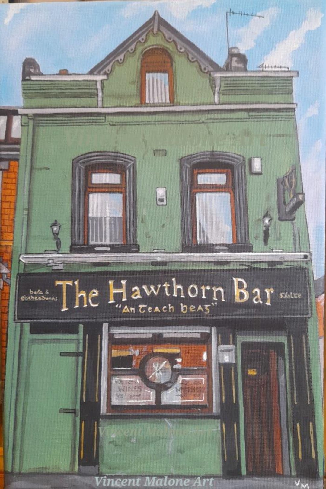 The Hawthorn Bar Belfast Art Print Unframed - Etsy