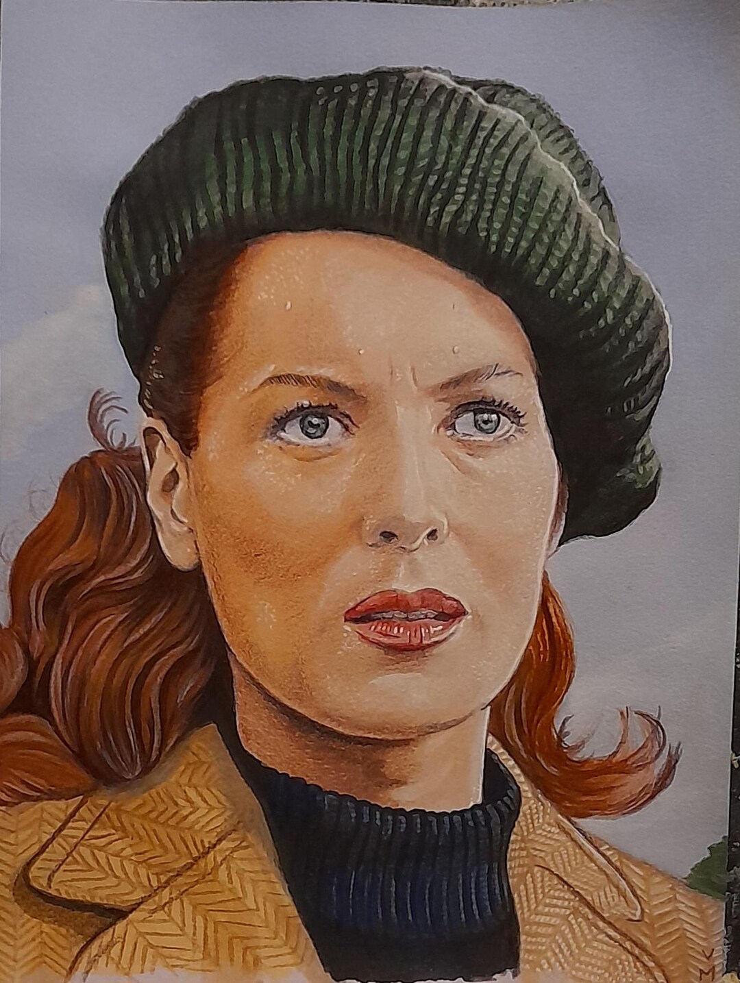 Mary Kate Danaher Maureen O'hara Art Print Watercolour Painting ...