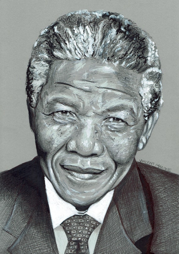 Nelson Mandela Drawing