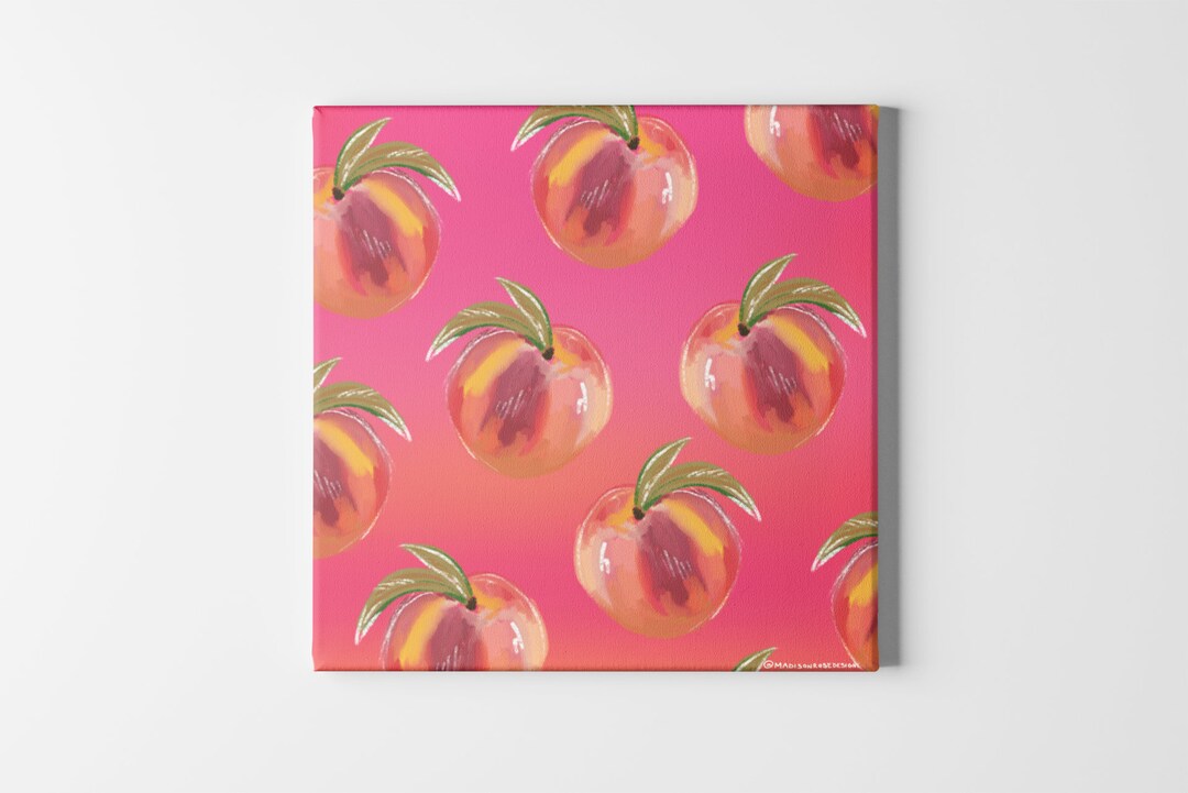 PRINTABLE Just Peachy Art Print - Etsy