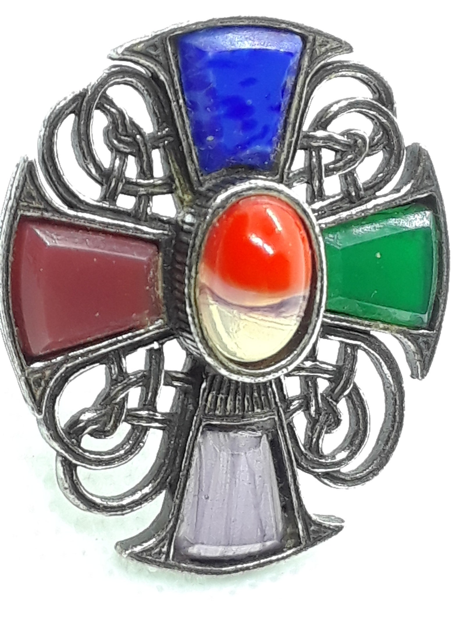 Jacobite Cross Brooch Vintage Celtic Maltese Cross | Etsy