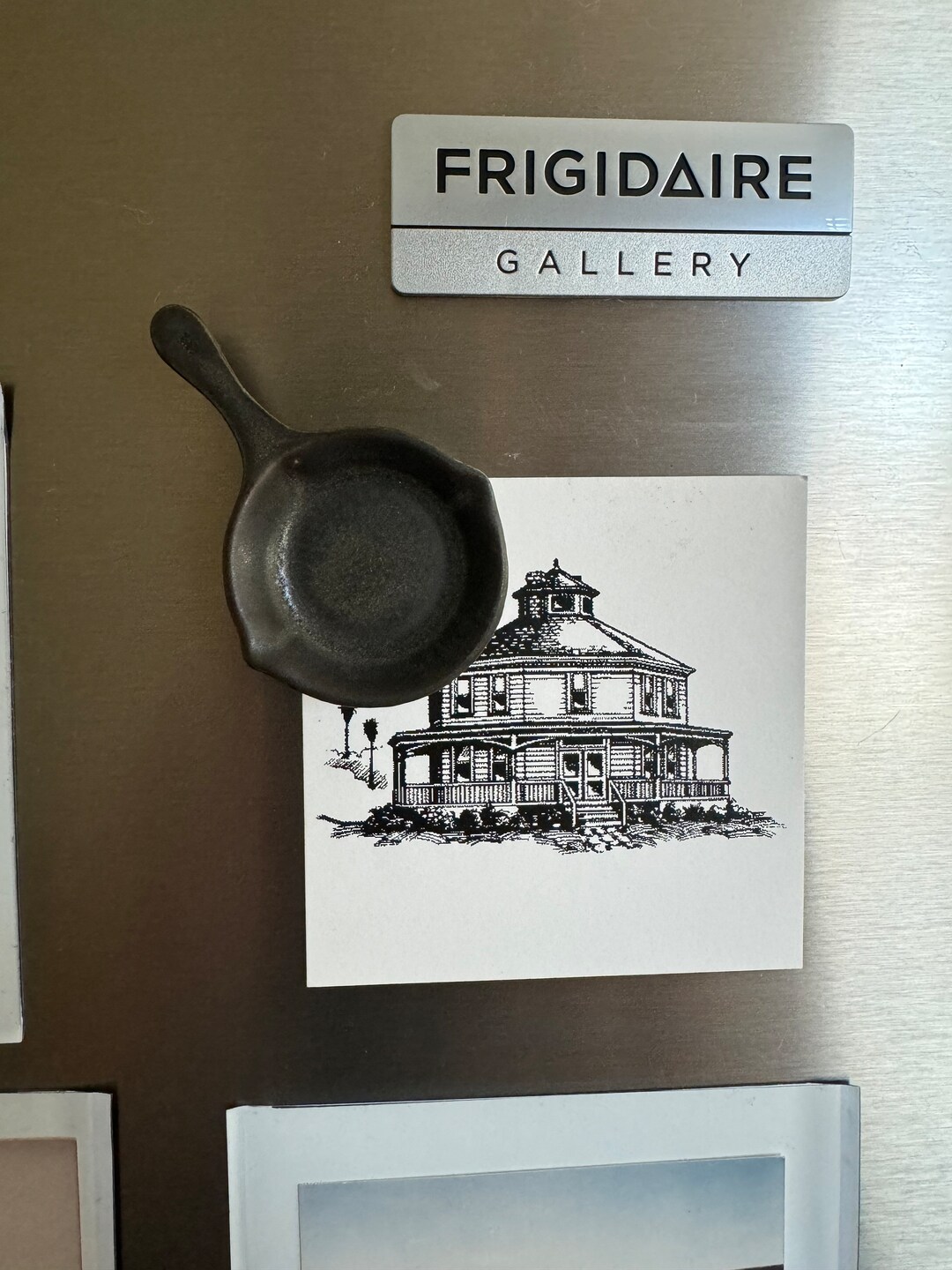 Refrigerator Magnet Frying Pan Ceramic Cast Iron Magnet Mini Skillet - Etsy