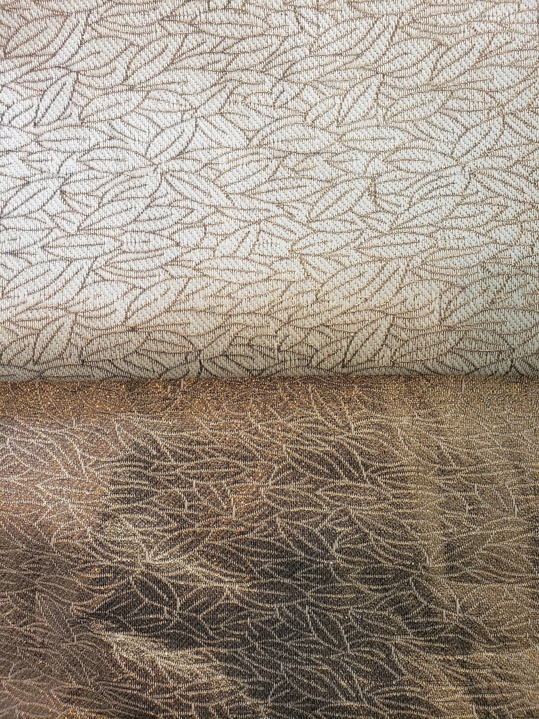 Braun glänzend Jacquard Stoff, braun glänzend Damast Stoff, braun ...