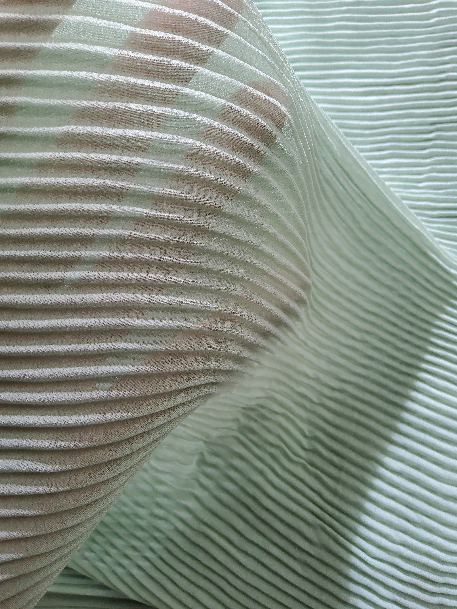Dark Green Green and Lemon Gradient Ombre Sunray Fabric, Georgette ...
