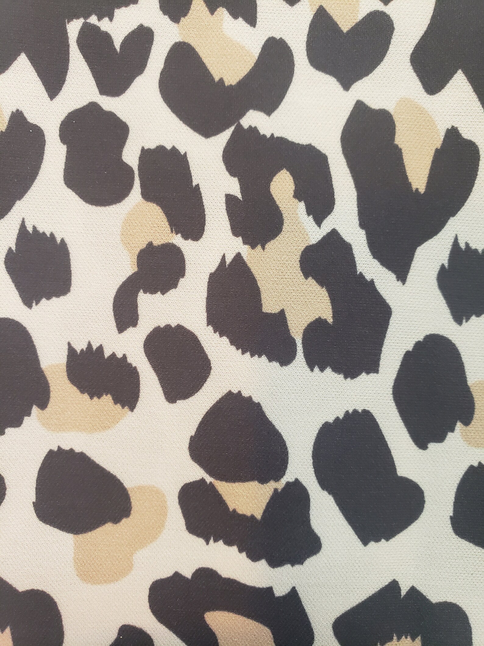 Leopard Print Lycra Fabric, Leaopard Print Knit Fabric, Stretch Fabric ...