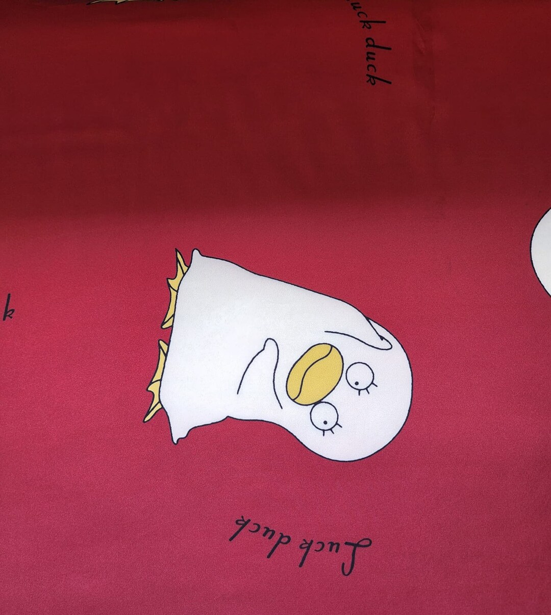 Maroon Luck Duck Silk Fabric, Burgundy Silk Fabric by the Yard, Crepe ...