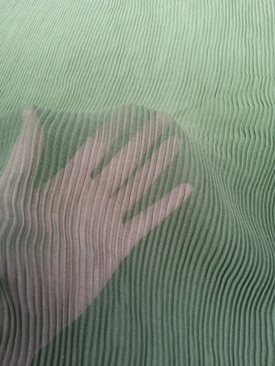 Dark Green Green and Lemon Gradient Ombre Sunray Fabric, Georgette ...