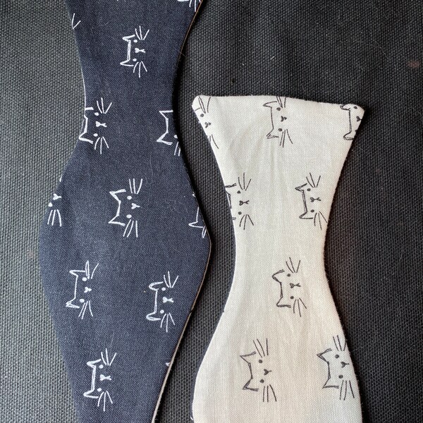 Kitty Bow Tie - Etsy