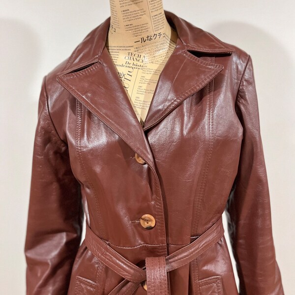 Leather Cowboy Trench Coat - Etsy
