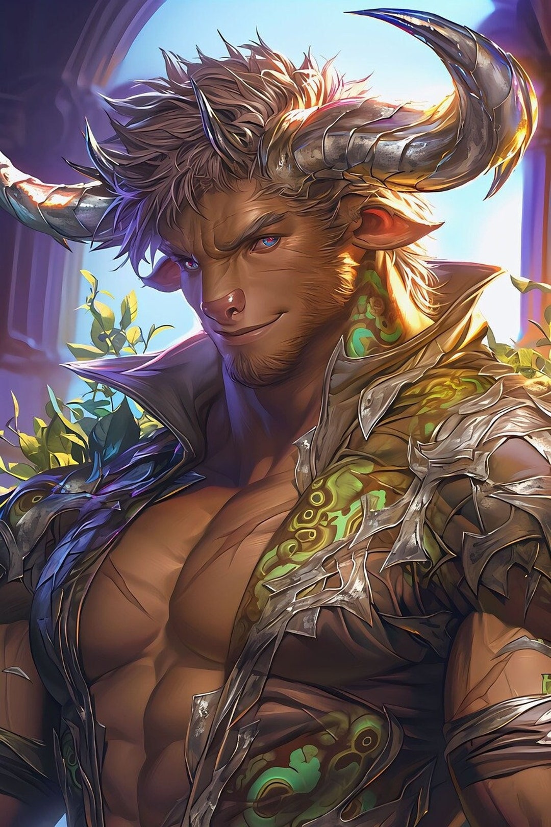 King Greek Minotaur Superb Guardian and Life Guide Who Solves Problems ...