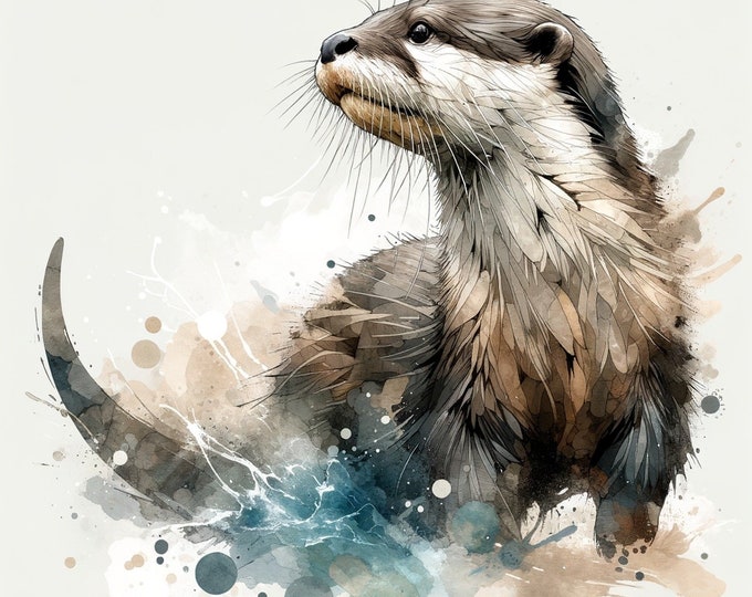 Male Otter Familiar Sweet Playful and Highly Magickal Companion - Etsy