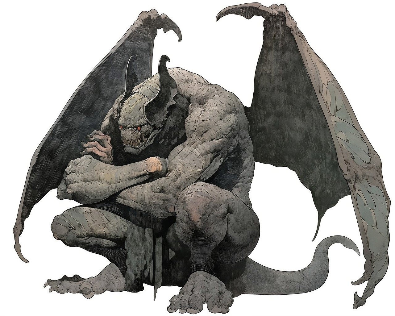 Emomini Gargoyle * Your Choice of Male or Female * Guardian & Spell ...