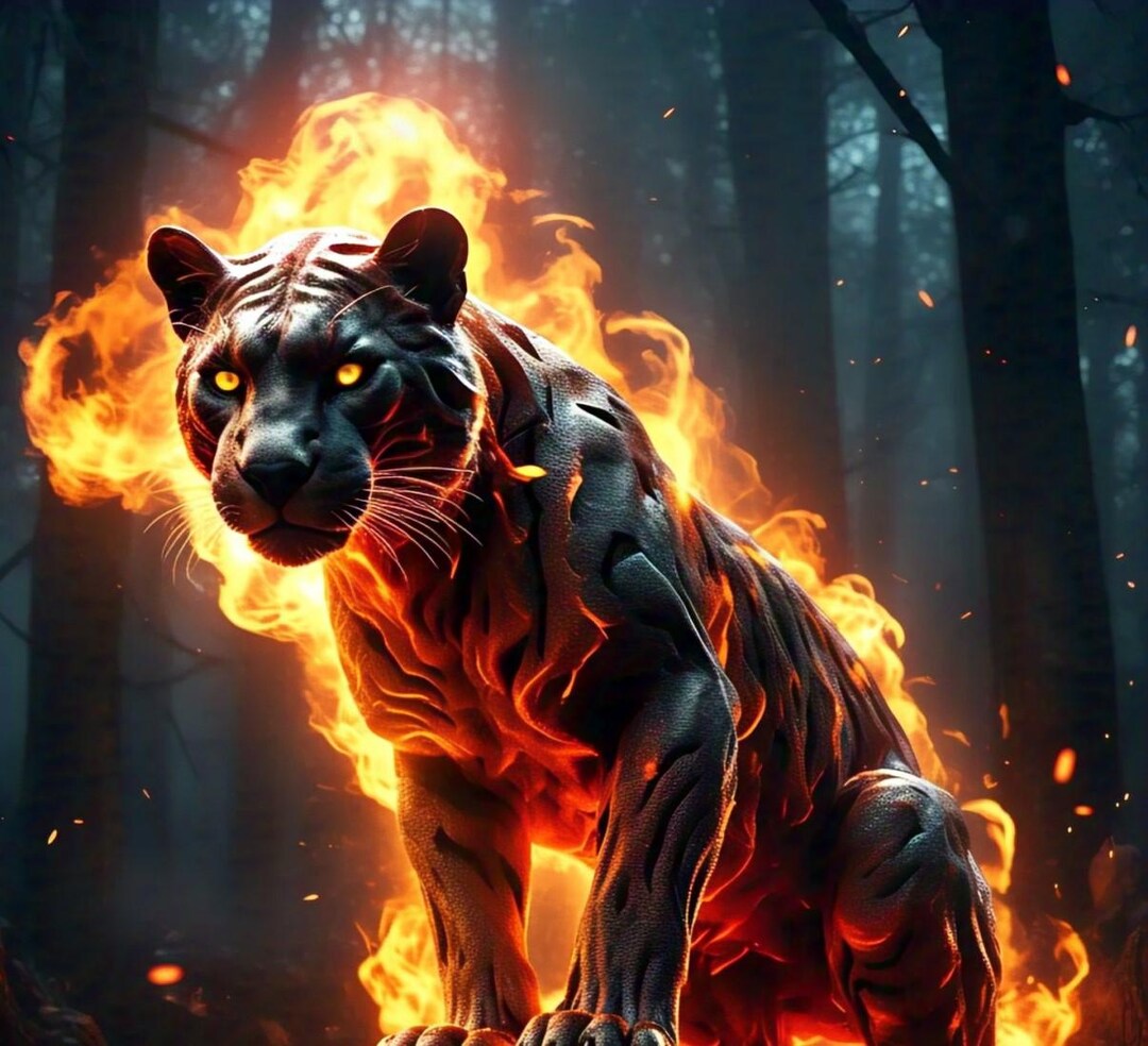 Male Hellcat Powerful Warrior Guardian & Bringer of Justice Lucid ...