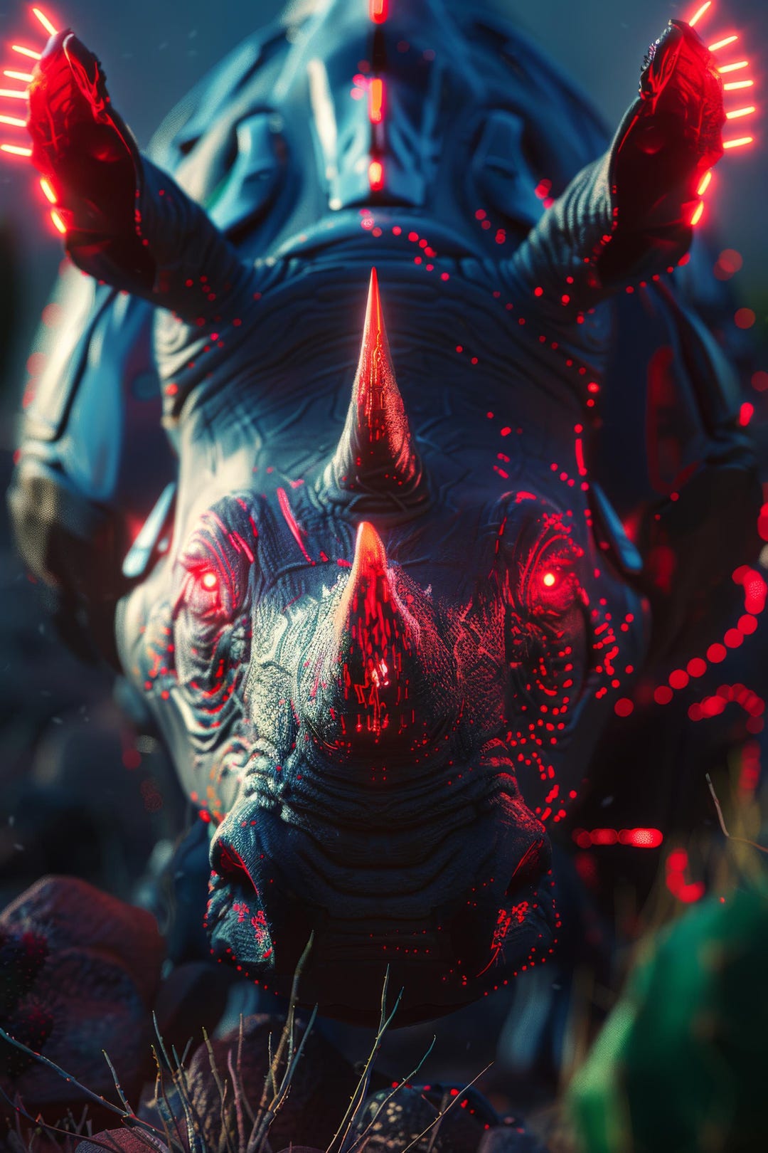 Rare African Were Rhino Powerful Guardian With Unique Wisdom and ...