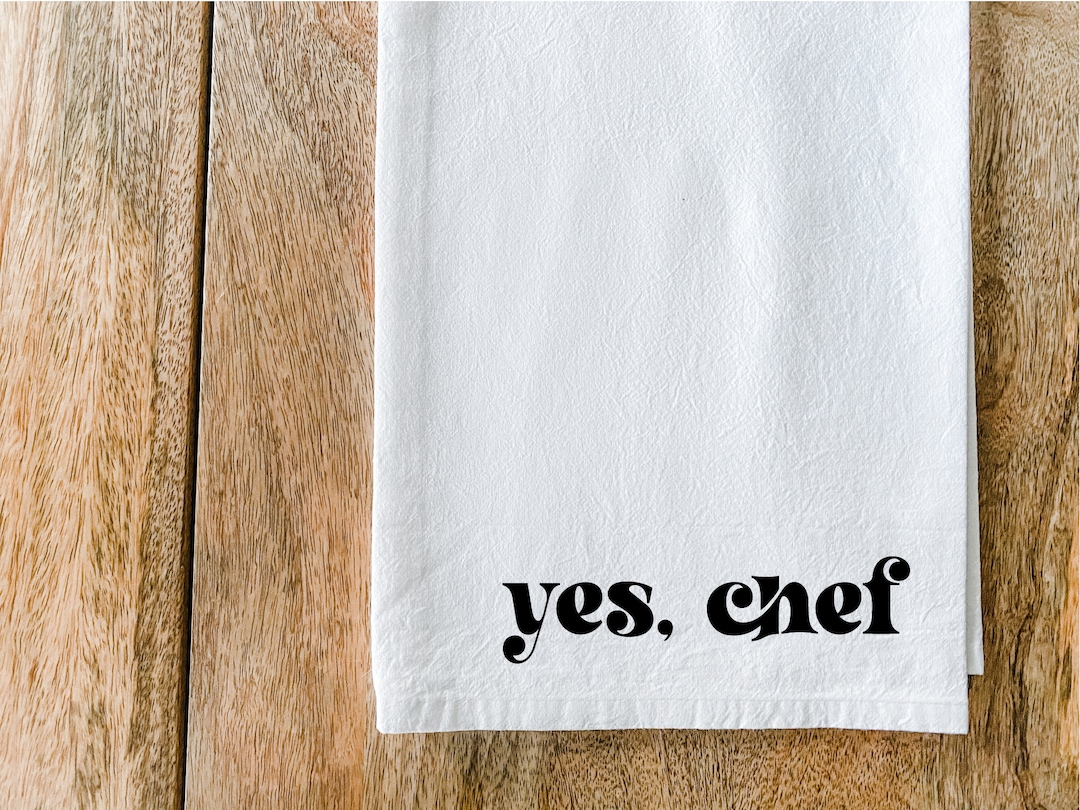 Yes, Chef Tea Towel: the Bear - Retro // Barware - Birthday Gift - Chef ...