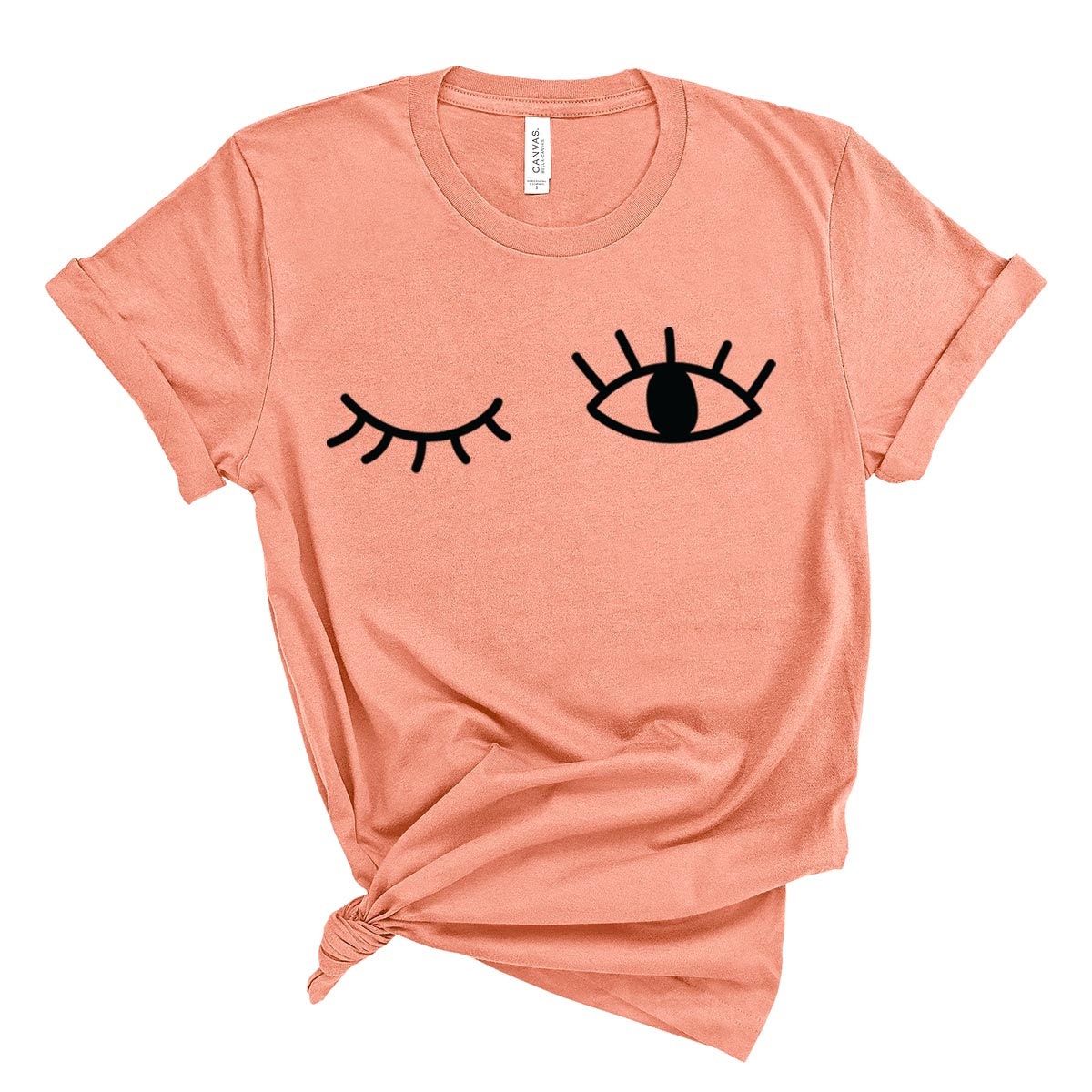 Wink 182, Winking Eye Shirt, Minimalist, Simple, Cute Wink Shirt, Pair ...