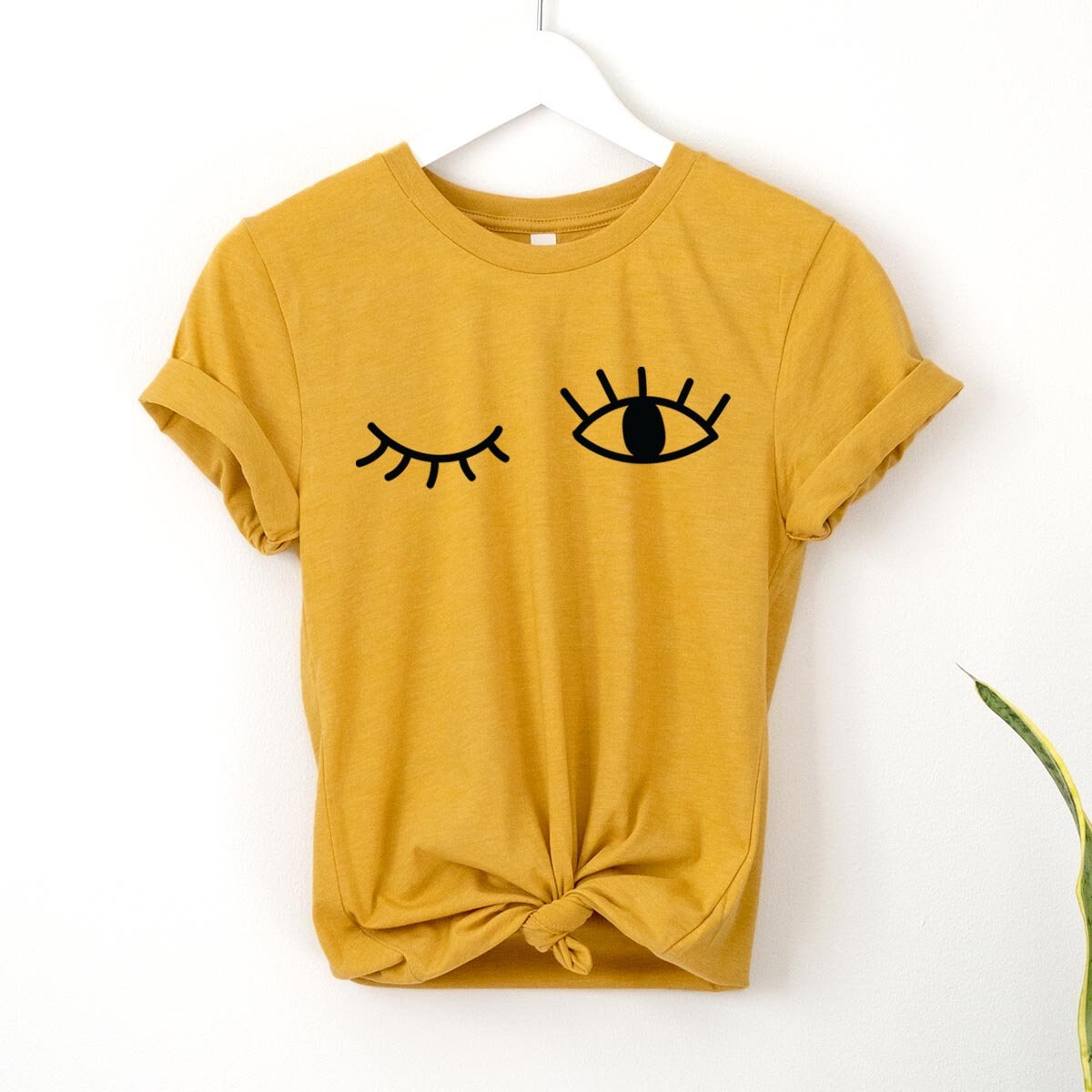 Wink 182, Winking Eye Shirt, Minimalist, Simple, Cute Wink Shirt, Pair ...