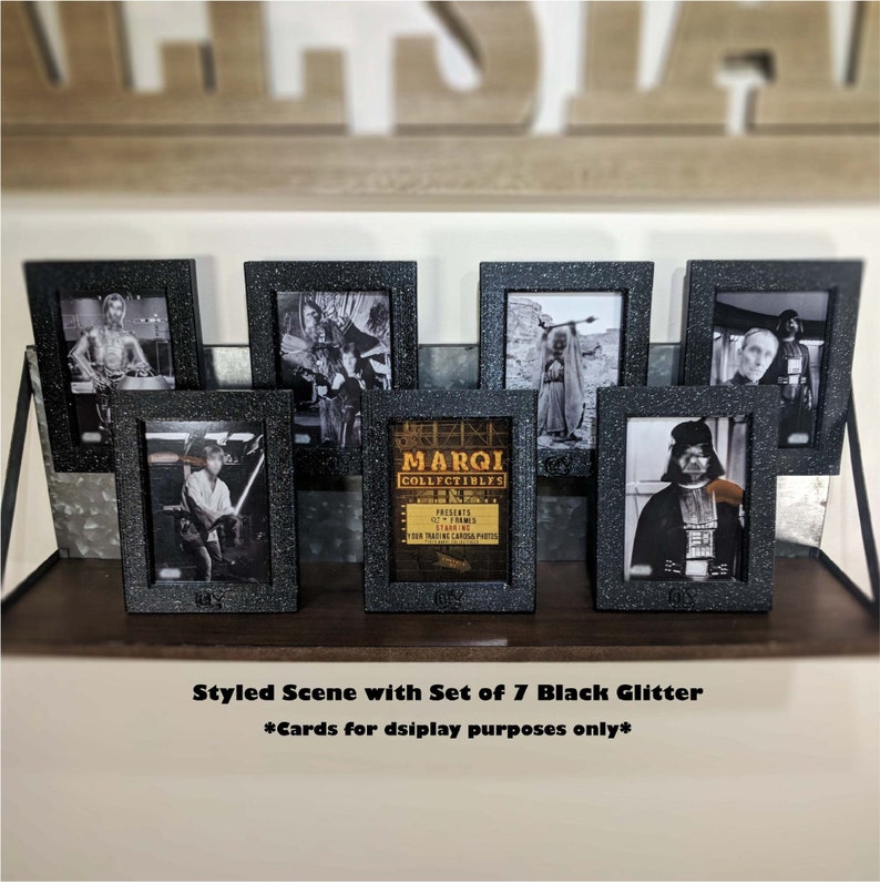 Qi Frames: Collectible Trading Card Frame Set (yellow & Navy Blue) - Etsy