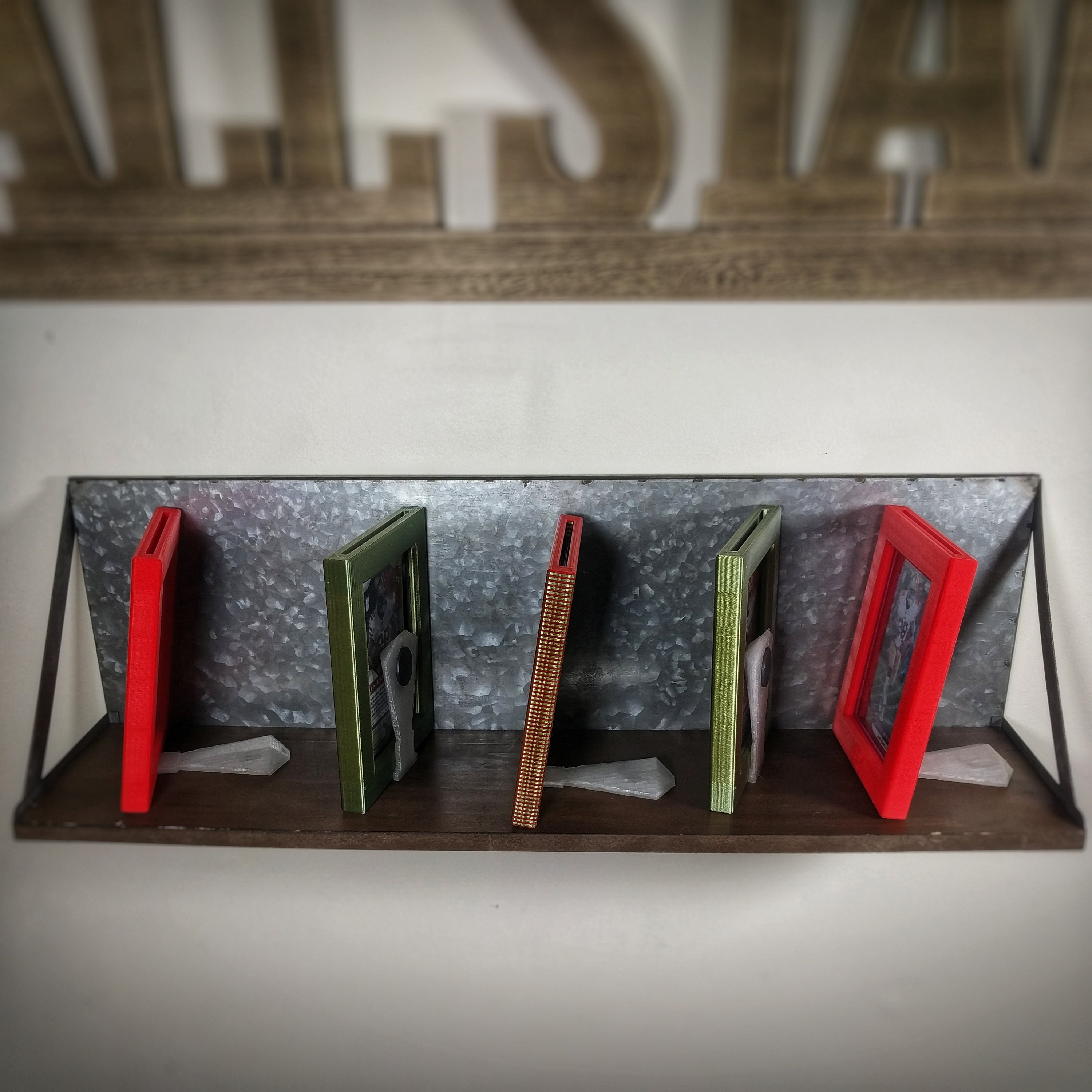 Qi Frames: Collectible Trading Card Frame Set (gold & Red) - Etsy