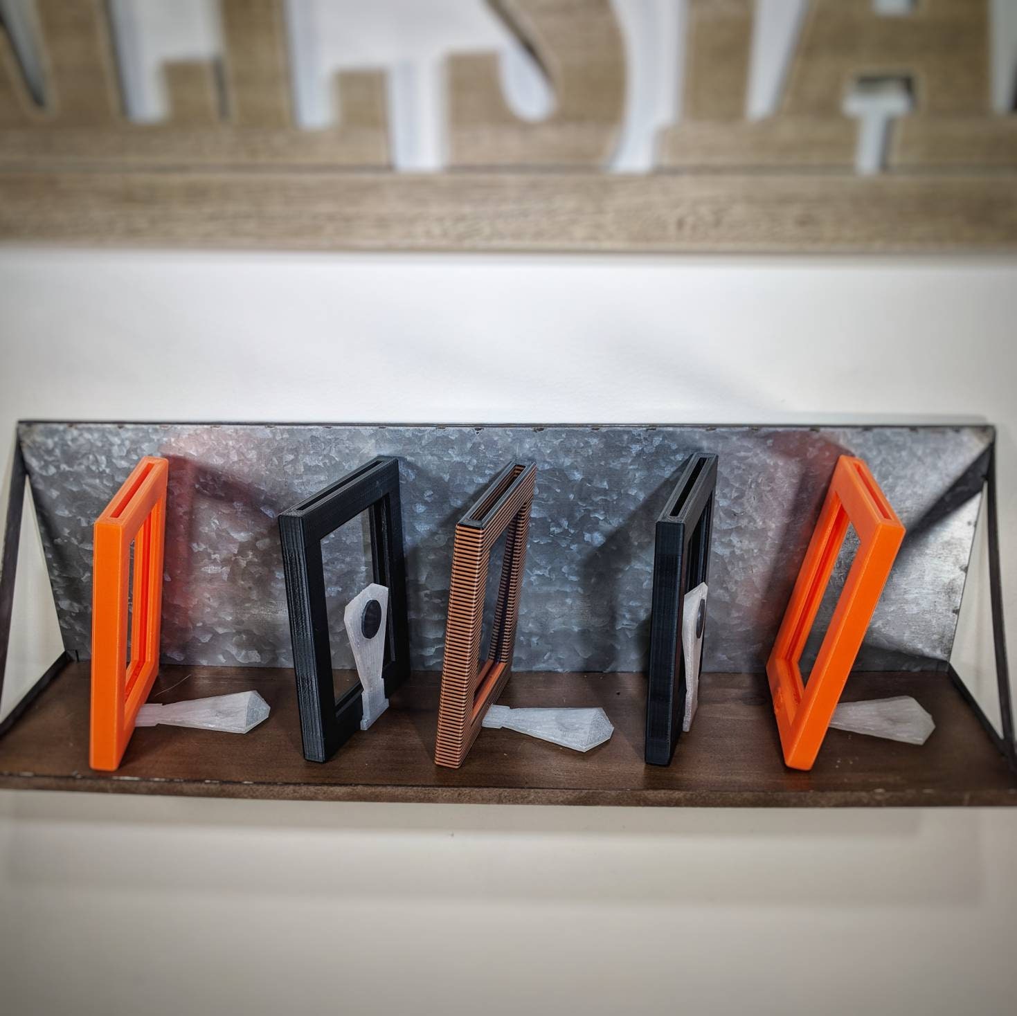 Qi Frames: Collectible Trading Card Frame Set orange & Black - Etsy