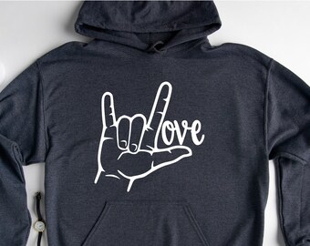 I Sign Asl Hoodie - Etsy
