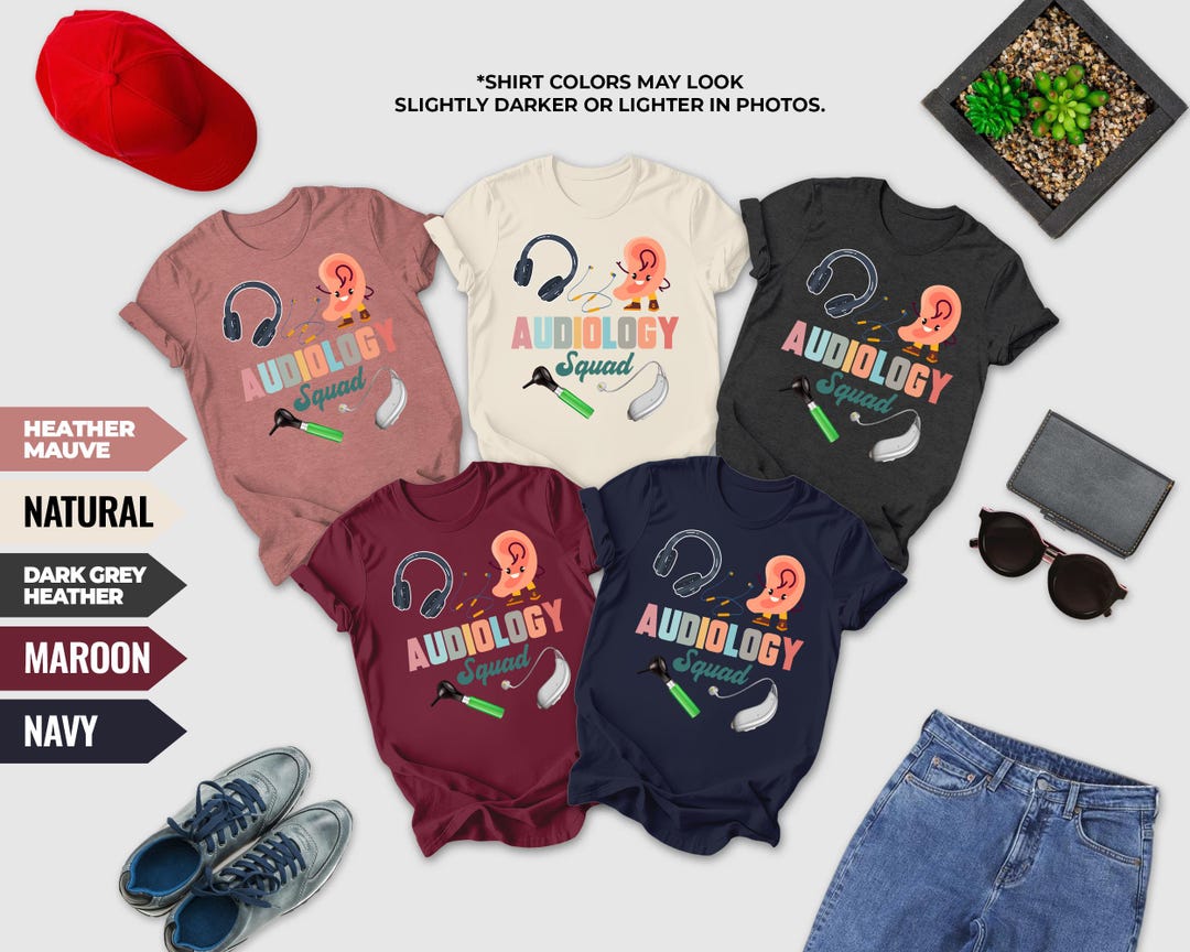 Audiology Squad Shirt, Audiologist Team, Audiology Assistant, Gifts for ...