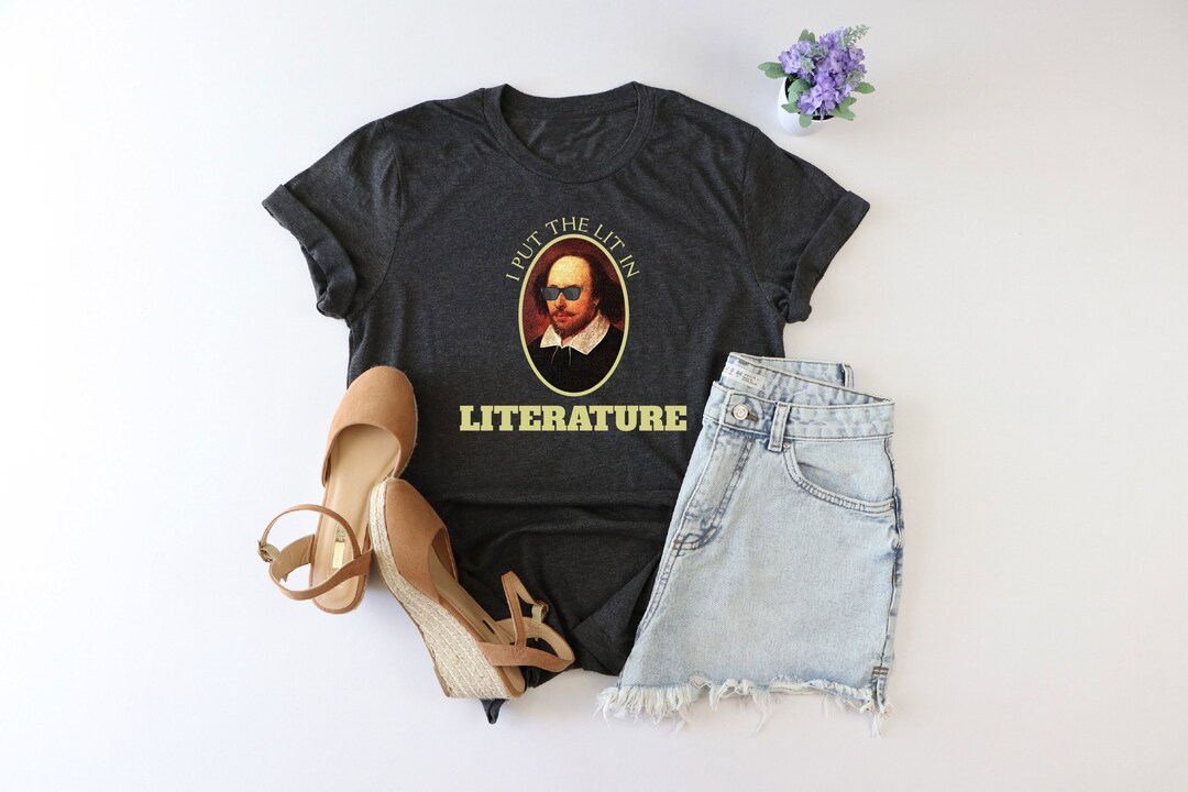 I Put the Lit in Literature Shirt, Literature Lover Shirt, Vintage ...