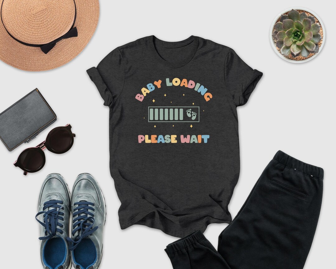 Baby Loading Shirt, Promoted Mom Shirt, Expecting Mom Shirt, Pregnancy ...