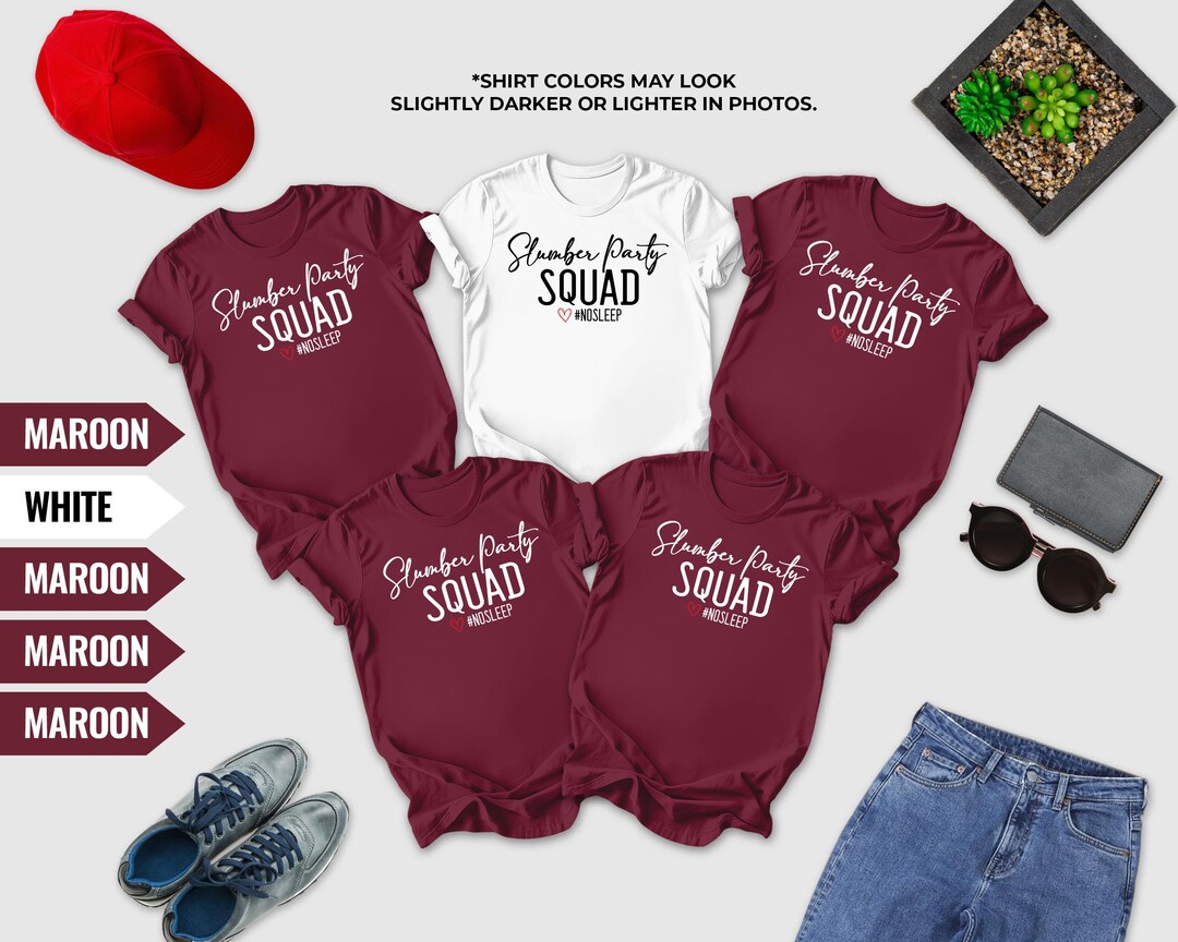 Slumber Party Squad Shirt, Slumber Party Shirt, Slumber Party Tshirts ...