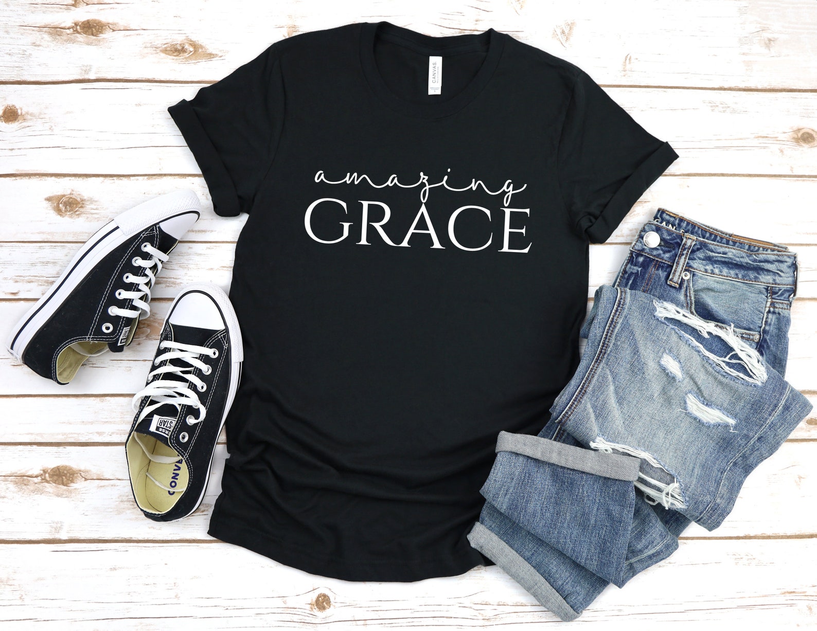 Amazing Grace Shirt Christian Shirt Faith Shirt Religion - Etsy