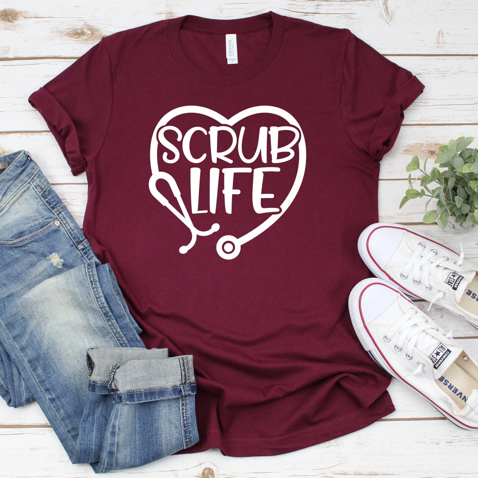 Scrub Life Shirt Nursing School T Shirt Nursing School Tee | Etsy