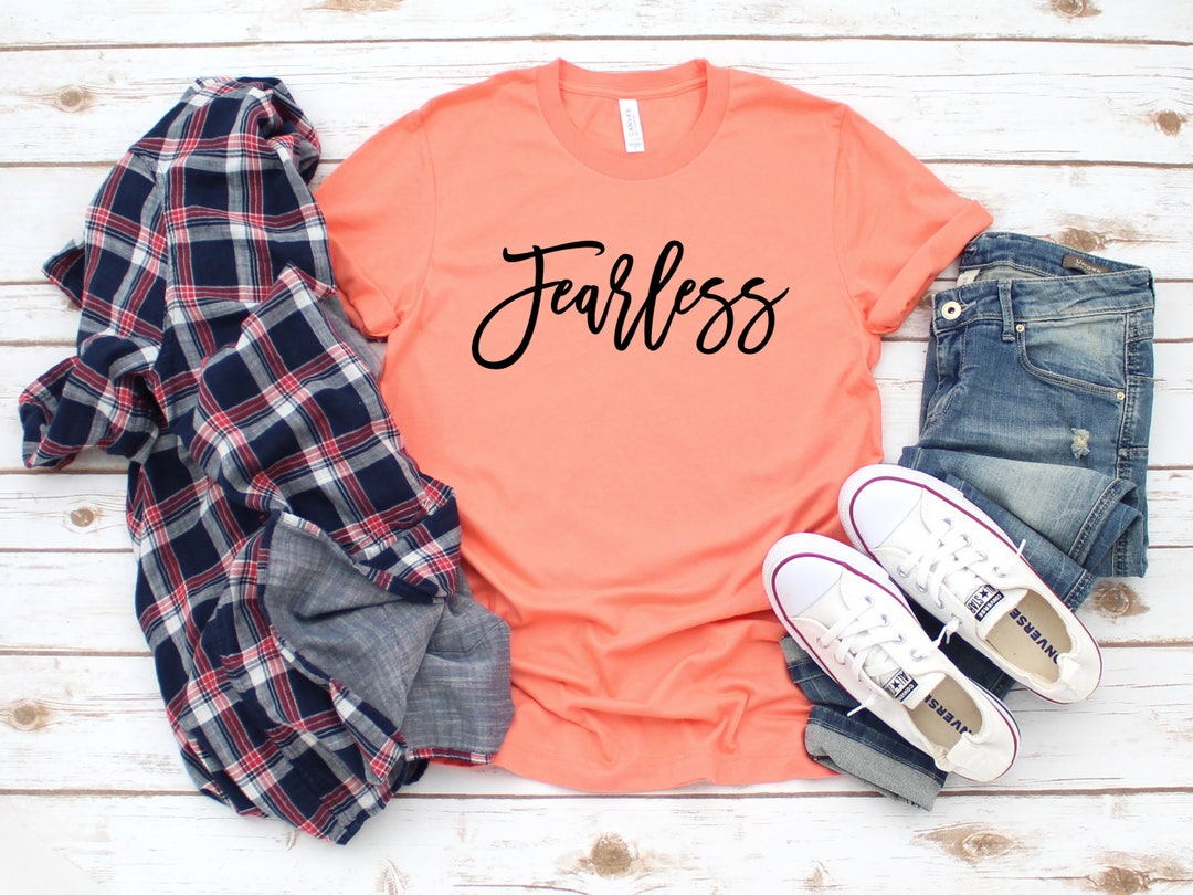 Fearless Shirt, Easter Shirt, Easter Tee, Faith Cross Tee, Christian ...