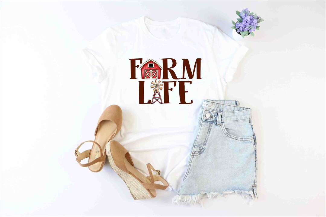 Farm Life Shirt, Farmhouse Shirt, Country Life Shirt, Farm Lover Shirt ...