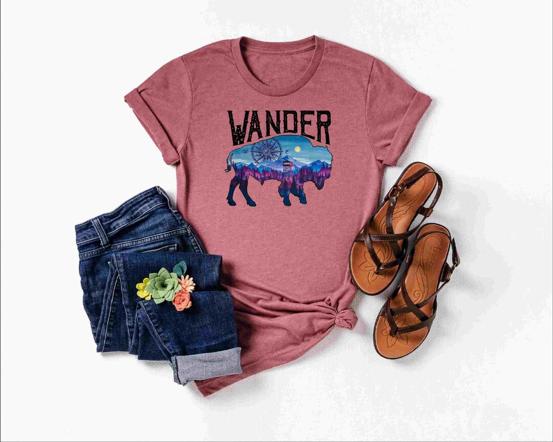 Wander Shirt, Explore Shirt, Nature Lover Shirt, Hiking Shirt, Funny ...
