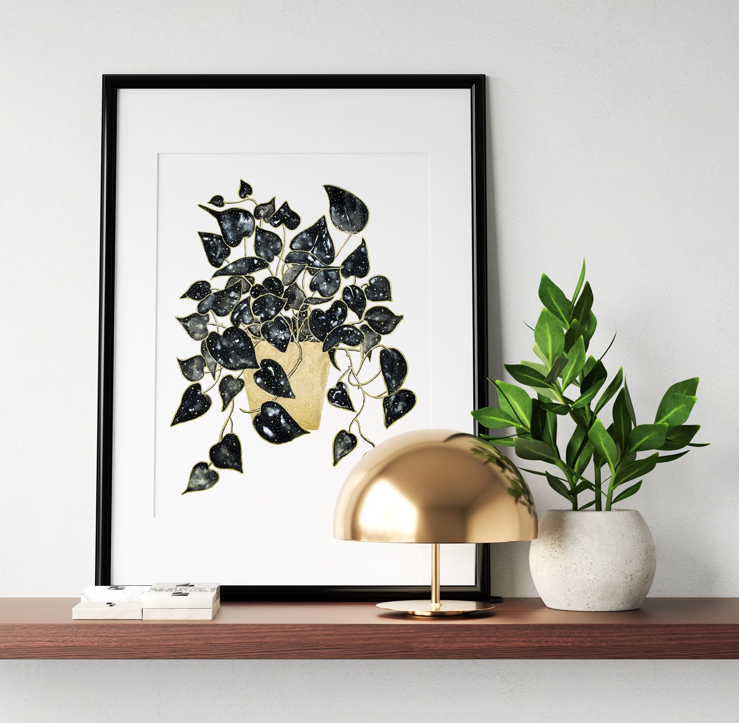 Printable Plant Print of a Pothos Printable Wall art | Etsy