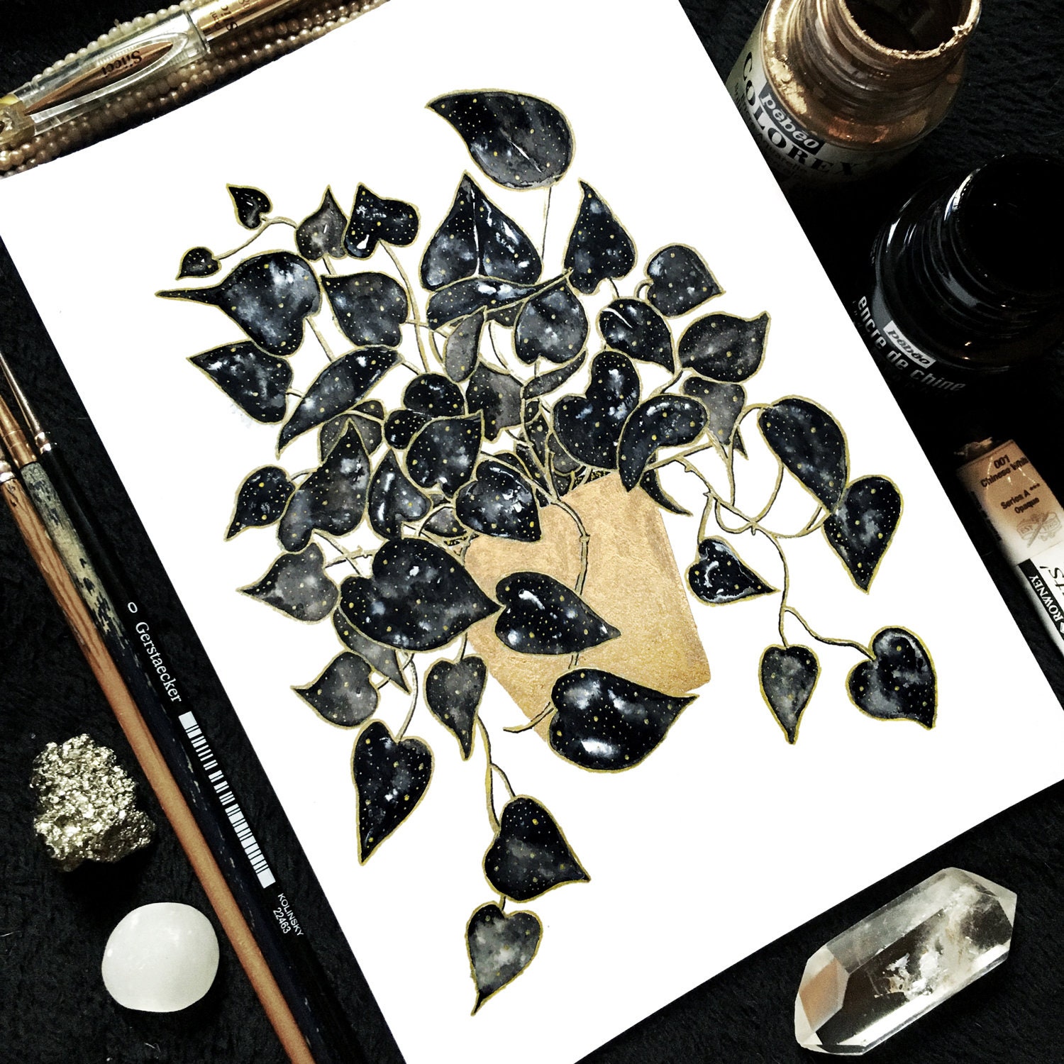 Printable Plant Print of a Pothos Printable Wall art | Etsy