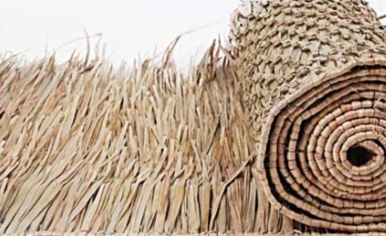 52"x 16 Ft Fast Selling Grass Mat Duck Blinds Thatch Palm Grass Matting ...