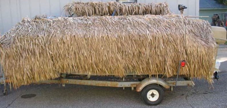 52"x 16 Ft Fast Selling Grass Mat Duck Blinds Thatch Palm Grass Matting ...