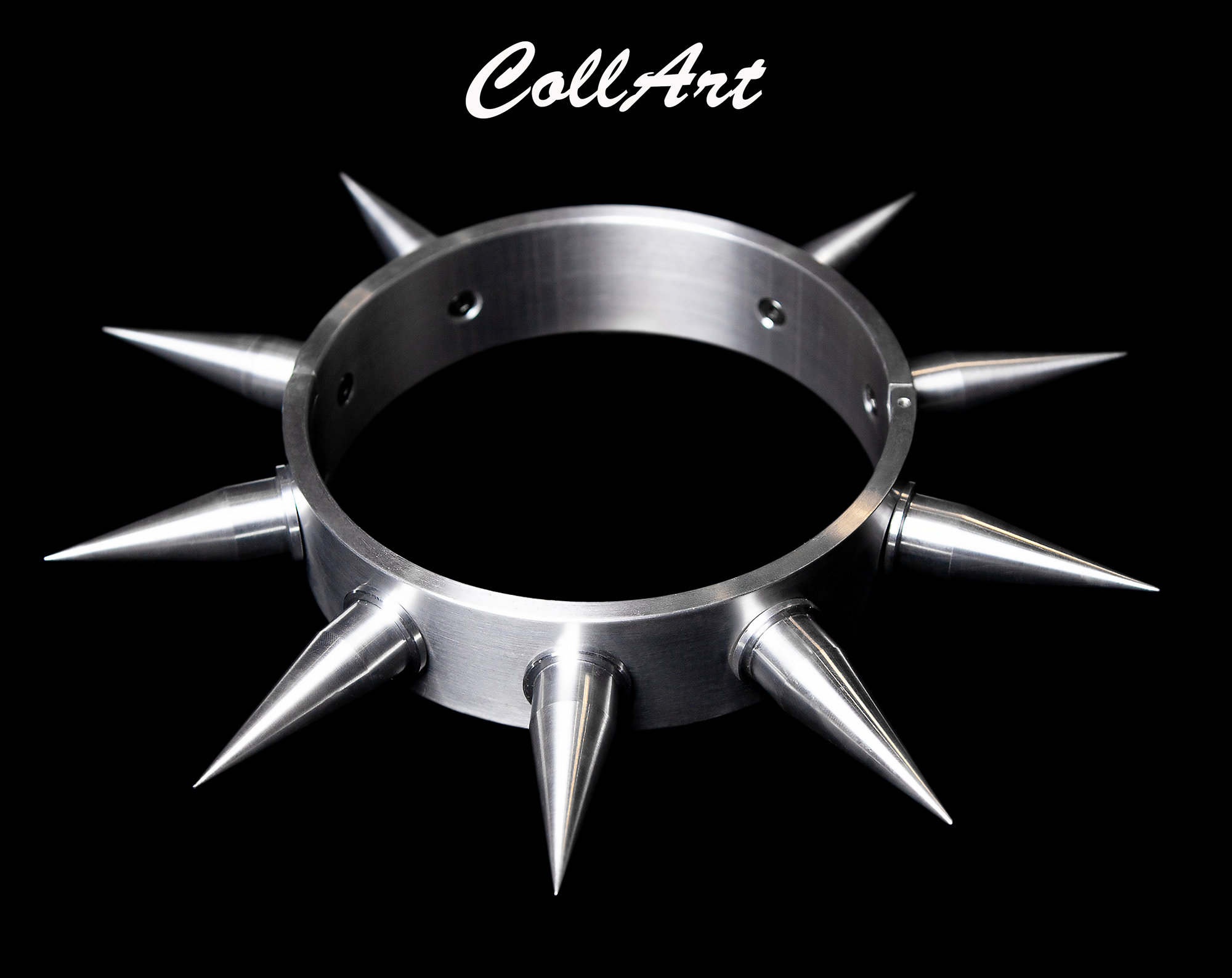 Very Long Spiked Collar - Etsy