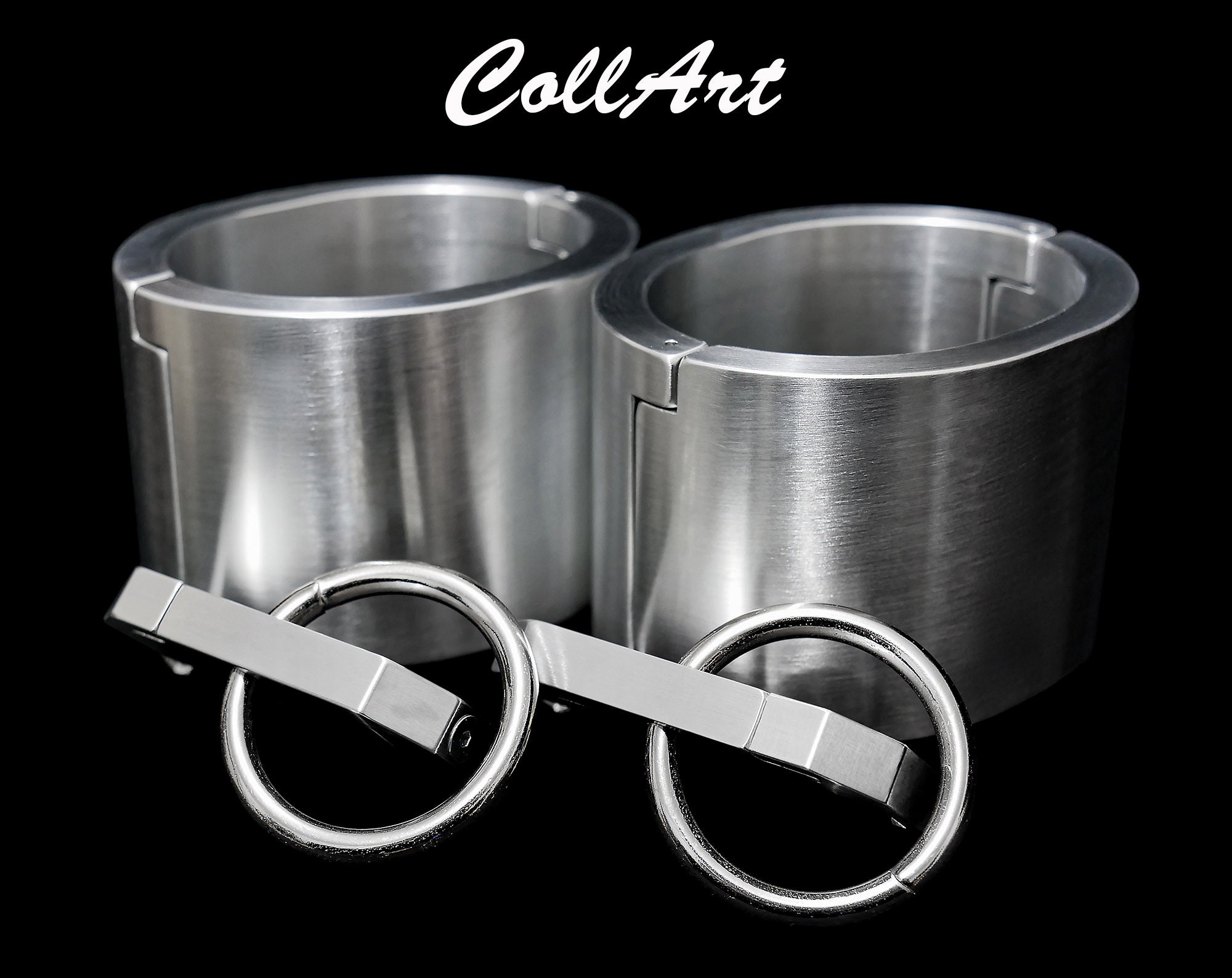 Massive Slave ANKLE CUFFS (shackles, Metal Bondage, Handcuffs, Bondage ...