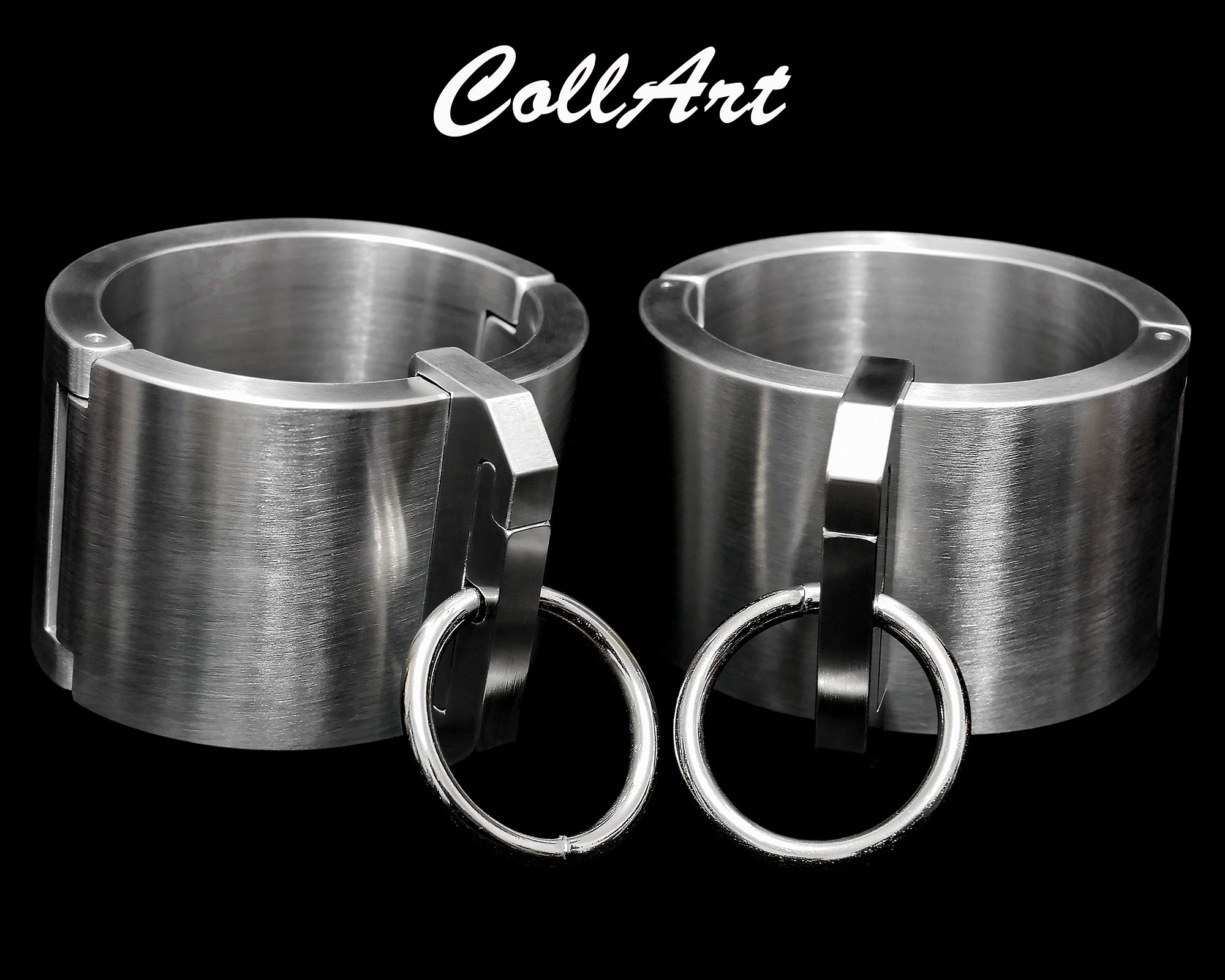 Massive Slave ANKLE CUFFS (shackles, Metal Bondage, Handcuffs, Bondage ...