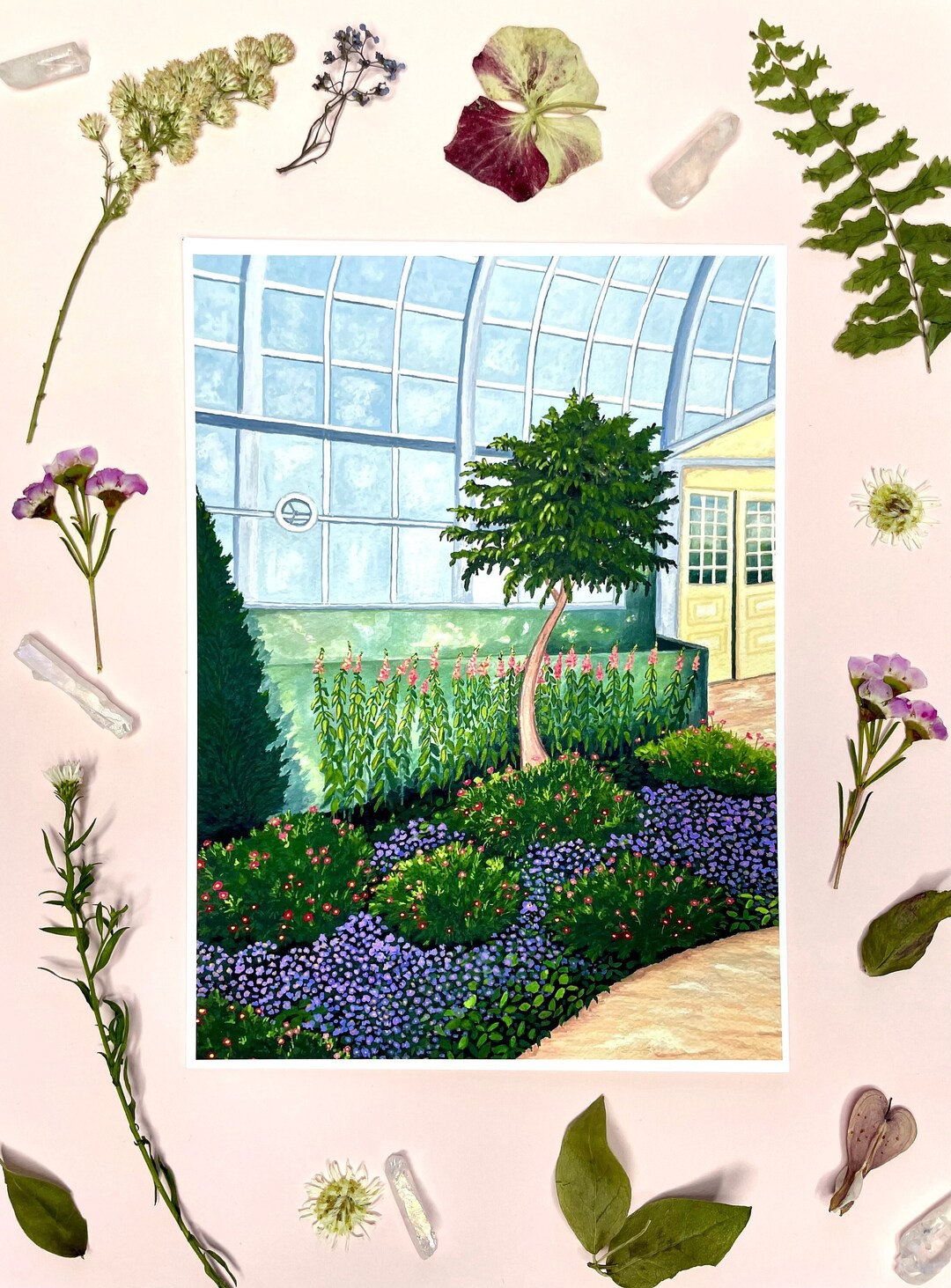 At the Conservatory Fine Art Print - Etsy