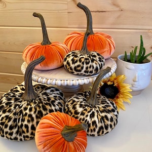 EXTRA LARGE Pumpkin Luxe Pumpkin Spice Velvet Handmade Pumpkin Rustic ...