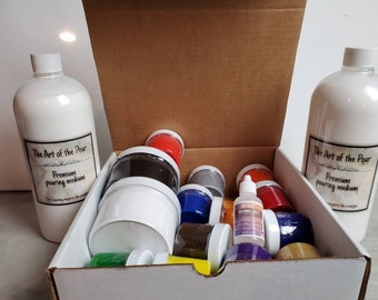 Acrylic Poured Paint Premium Pouring Medium | Etsy