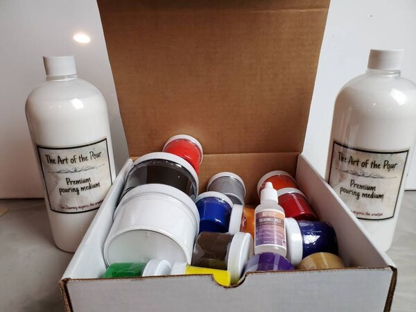 Craft Kits. DIY Kits for Adults Acrylic Pour Kit. 3-8X10 - Etsy Canada